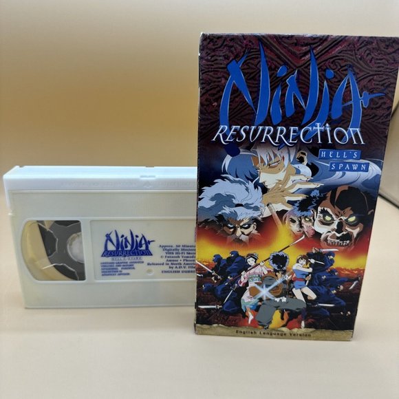 Media | Ninja Resurrection Hells Spawn Vhs English Dubbed Anime Vintage ...